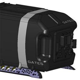 Gates shell extension Pro Raptor for use with larger batteries