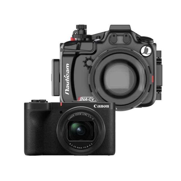 Canon Powershot V1 + Nauticam NA-CV1 underwater housing
