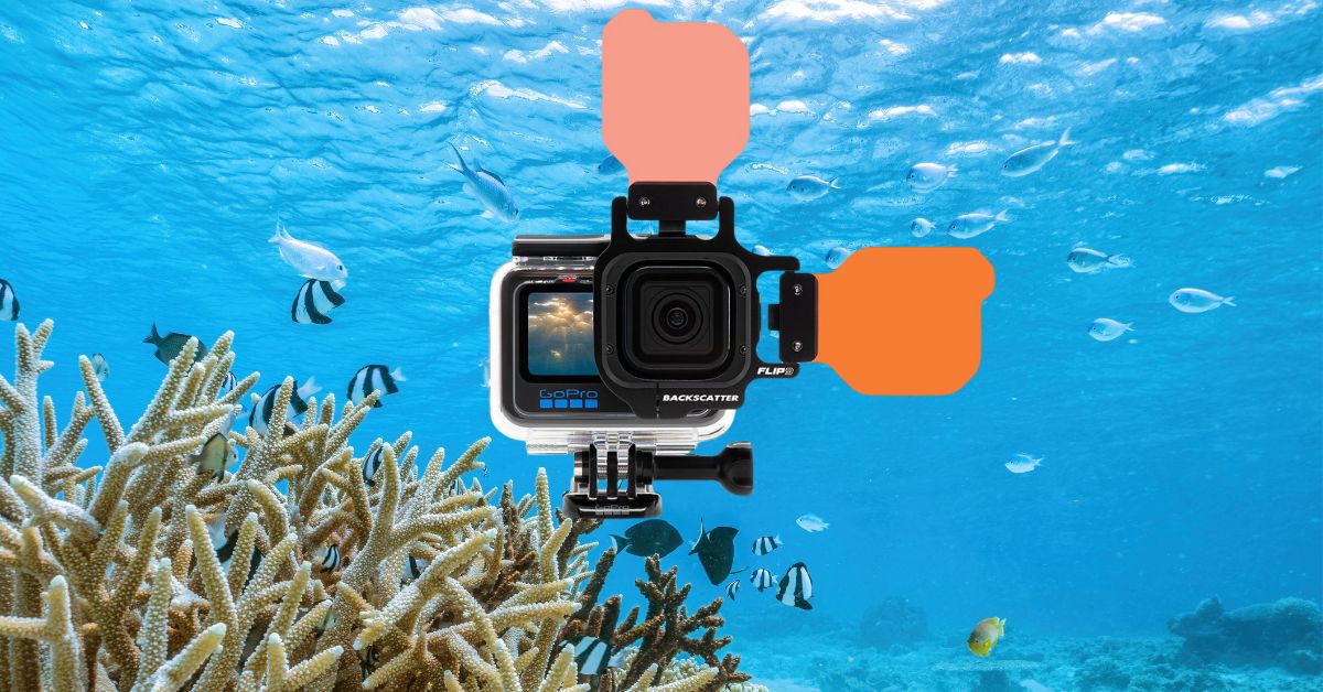 Backscatter Color correction Flip filters for your Gopro